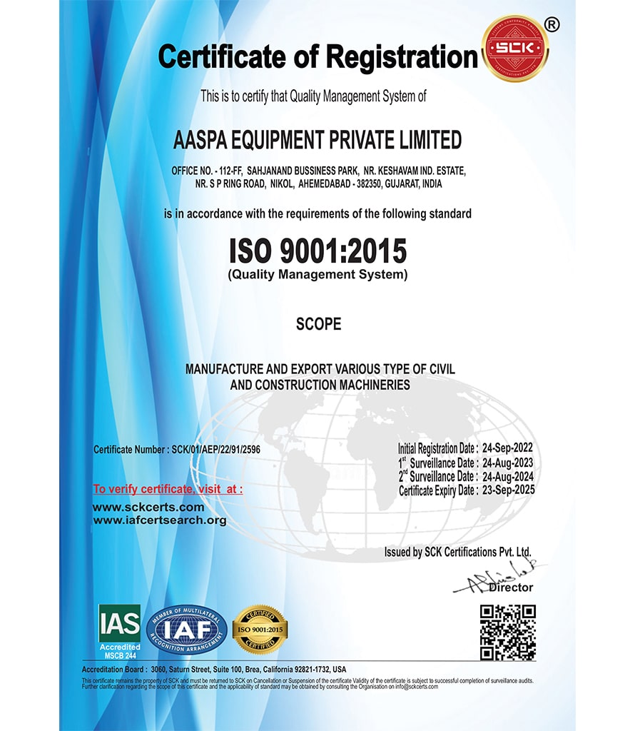 Premium Quality Equipment and Certified Solutions - Aaspa Equipment